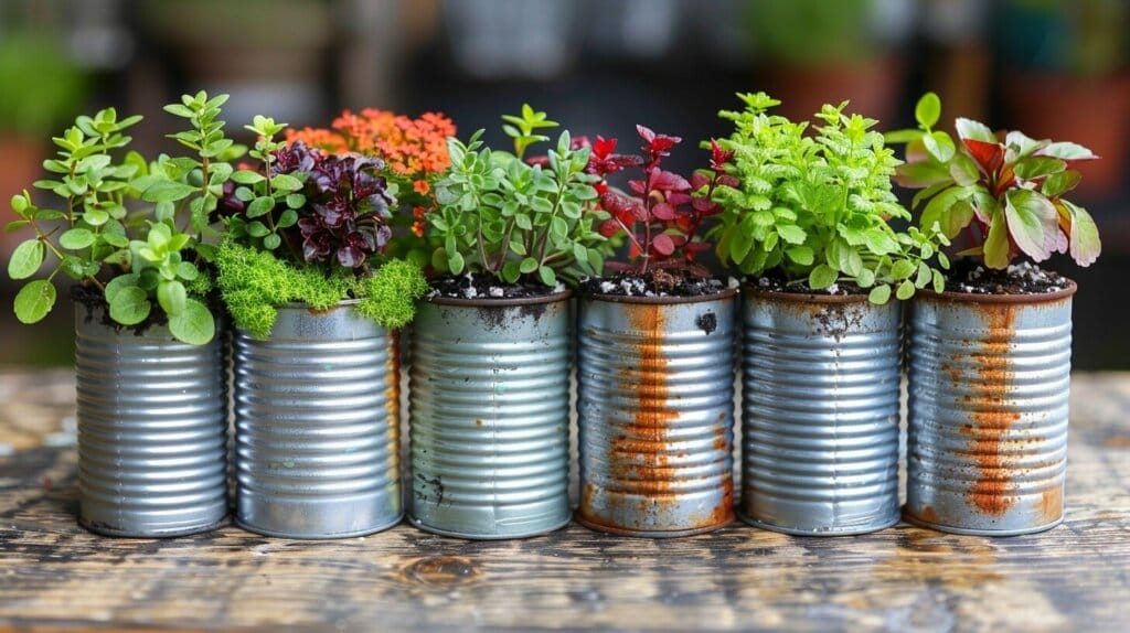 Tin Cans As Planters : Upcycle Zebra Plant Care Indoor Into DIY ...
